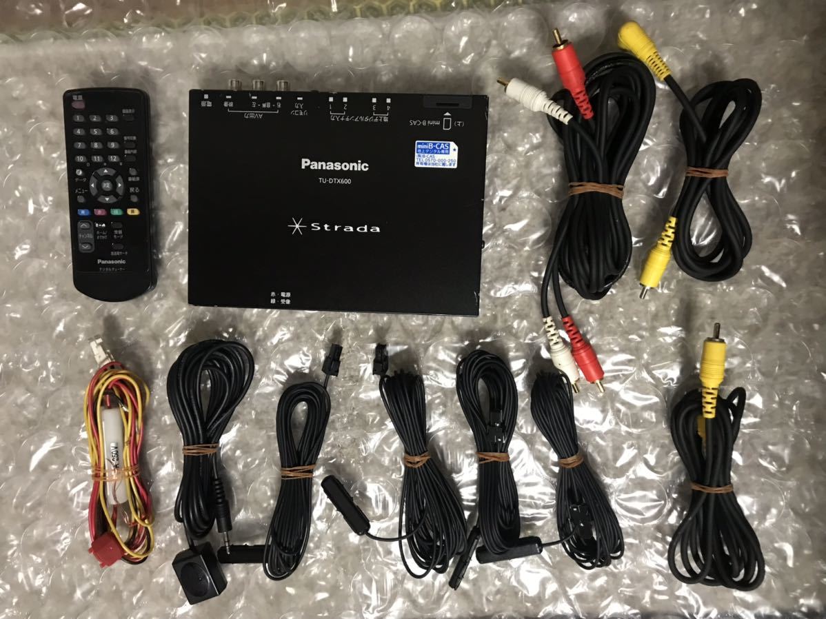TU-DTX600 Panasonic Strada フルセグ 地デジチューナー リモコン付き S/N # TXFBM01AFB2 ...