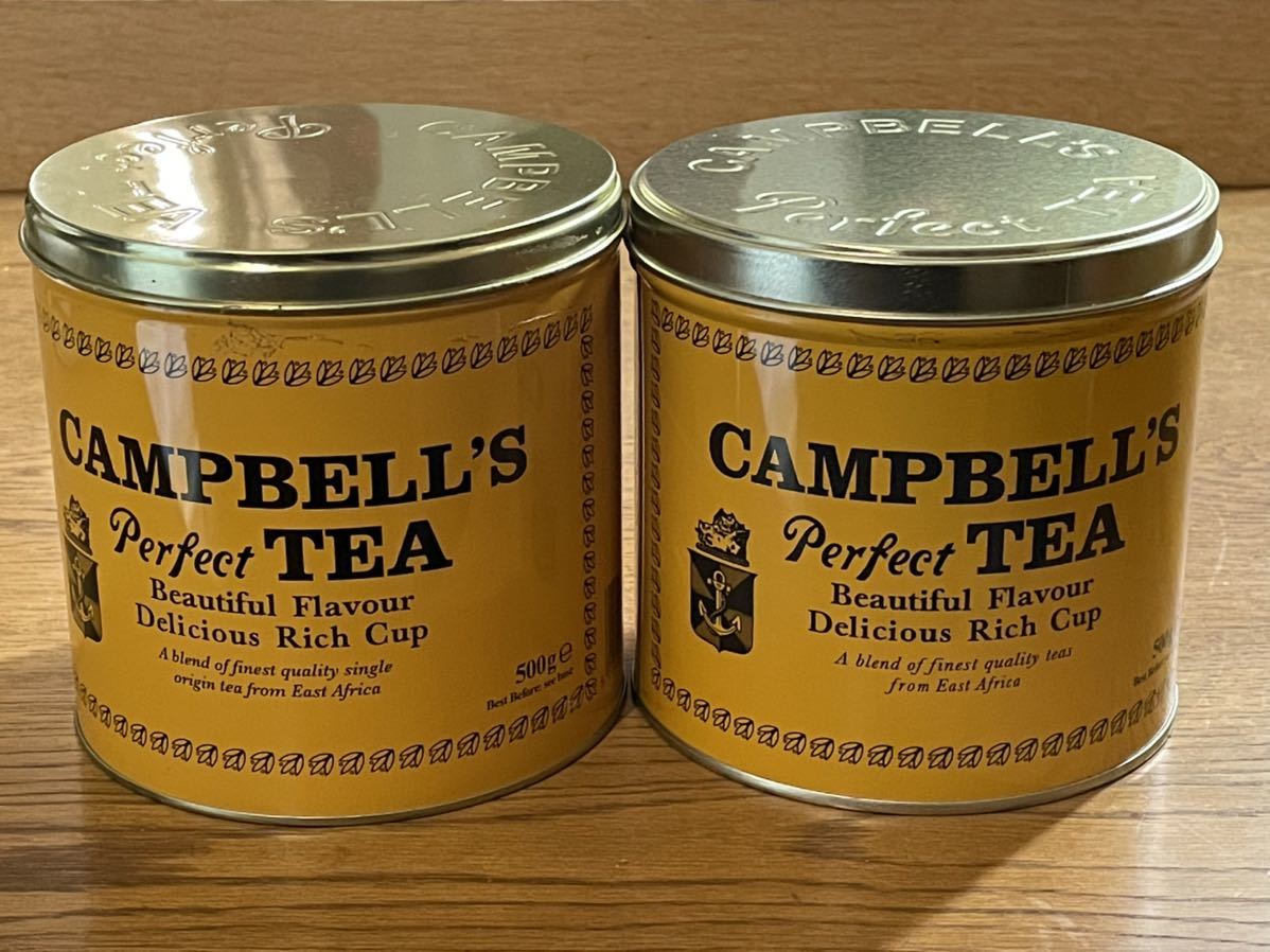 Campbell's Perfect Tea キャンベルズパーフェクトティー 紅茶缶 空き缶 2個(缶)｜売買されたオークション情報 ...