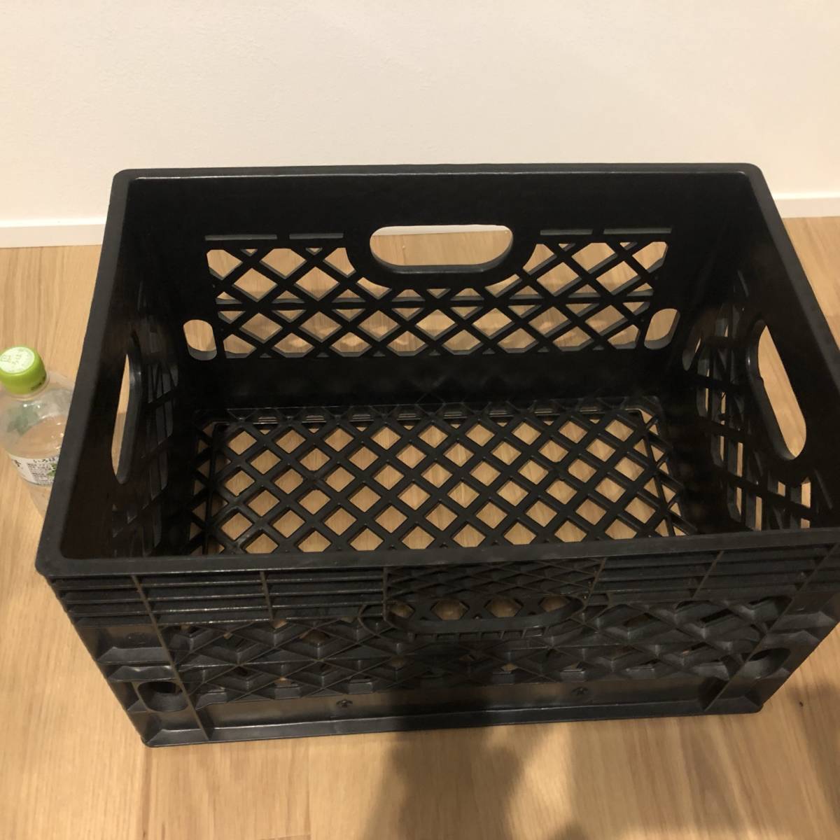 直接取引歓迎 MILK CRATE 黒 検 ミルククレート 無印 acme dulton USA US雑貨 バスケット コンテナ Ay ...