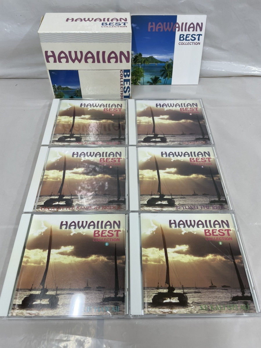 11-101 HAWAIIAN BEST COLLECTION CD BOX 6枚組 アルバム ボックス MUSIC ハワイアン 民謡 ...