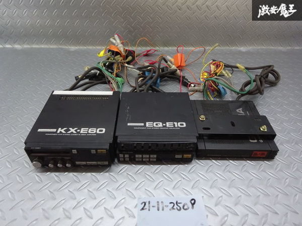 最落無し パイオニア ロンサムカーボーイ テープデッキ KX-E60 EQ-E10 GEX-E06 GM-41A カロッツェリア 旧車 当時物 棚2J22(テープデッキ)｜売買された ...