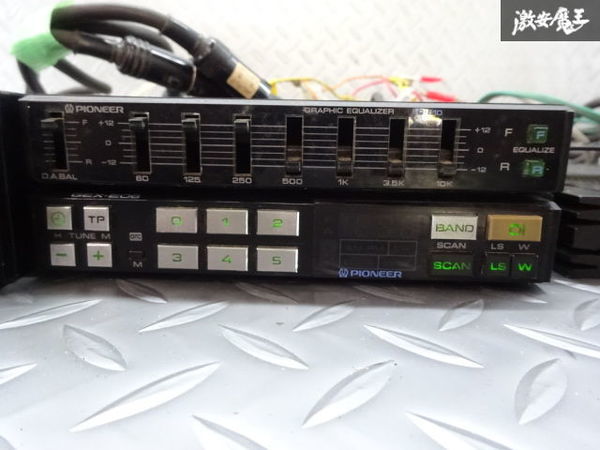 最落無し パイオニア ロンサムカーボーイ テープデッキ KX-E60 EQ-E10 GEX-E06 GM-41A カロッツェリア 旧車 当時物 棚2J22(テープデッキ)｜売買された ...