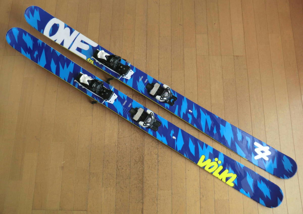即日発送OK VOLKL ONE ファットスキー 176cm フルロッカー TWIN-TIP 調整ビン付 WAX済 深雪 パウダー(フリー ...