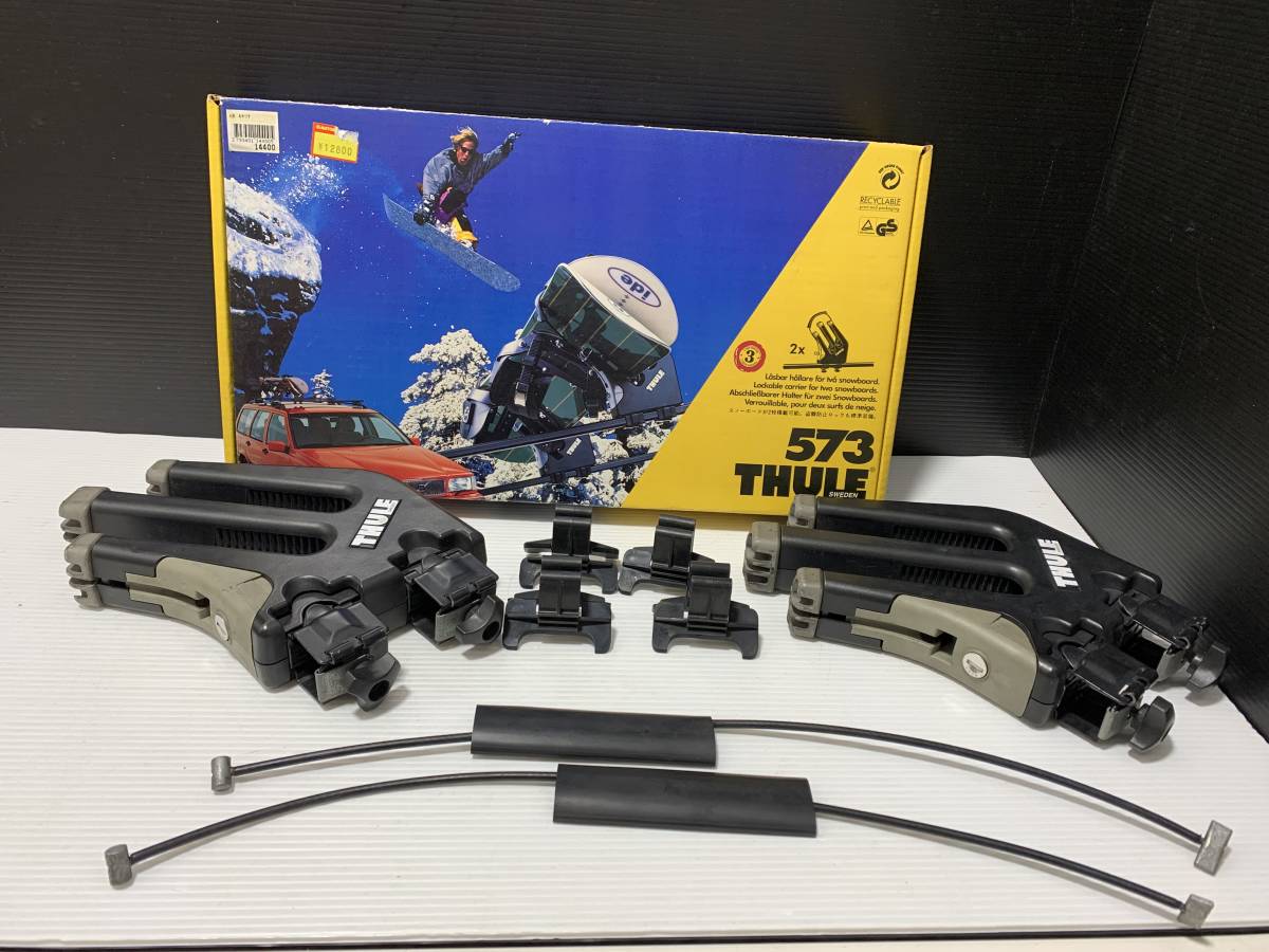 THULE 573 スノーボード キャリア アタッチメント 箱あり 鍵無し ジャンク 写真追加あり(スキーキャリア、スノーボードキャリア)｜売買されたオークション情報、yahooの商品情報を ...