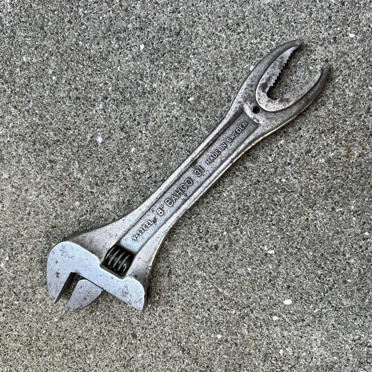 BAHCO バーコ ヴィンテージ モンキーレンチ BAHCO 31 アリゲーター BAHCO第3世代 1915-1969年(モンキースパナ ...