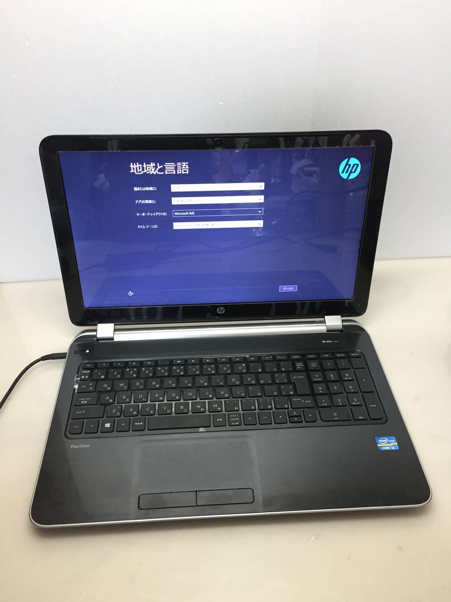 HP Pavilion 15 TPN-Q130 CPU Core i3 3217U 1.80GHz 500GB ノートパソコン 8GB 現状 ...