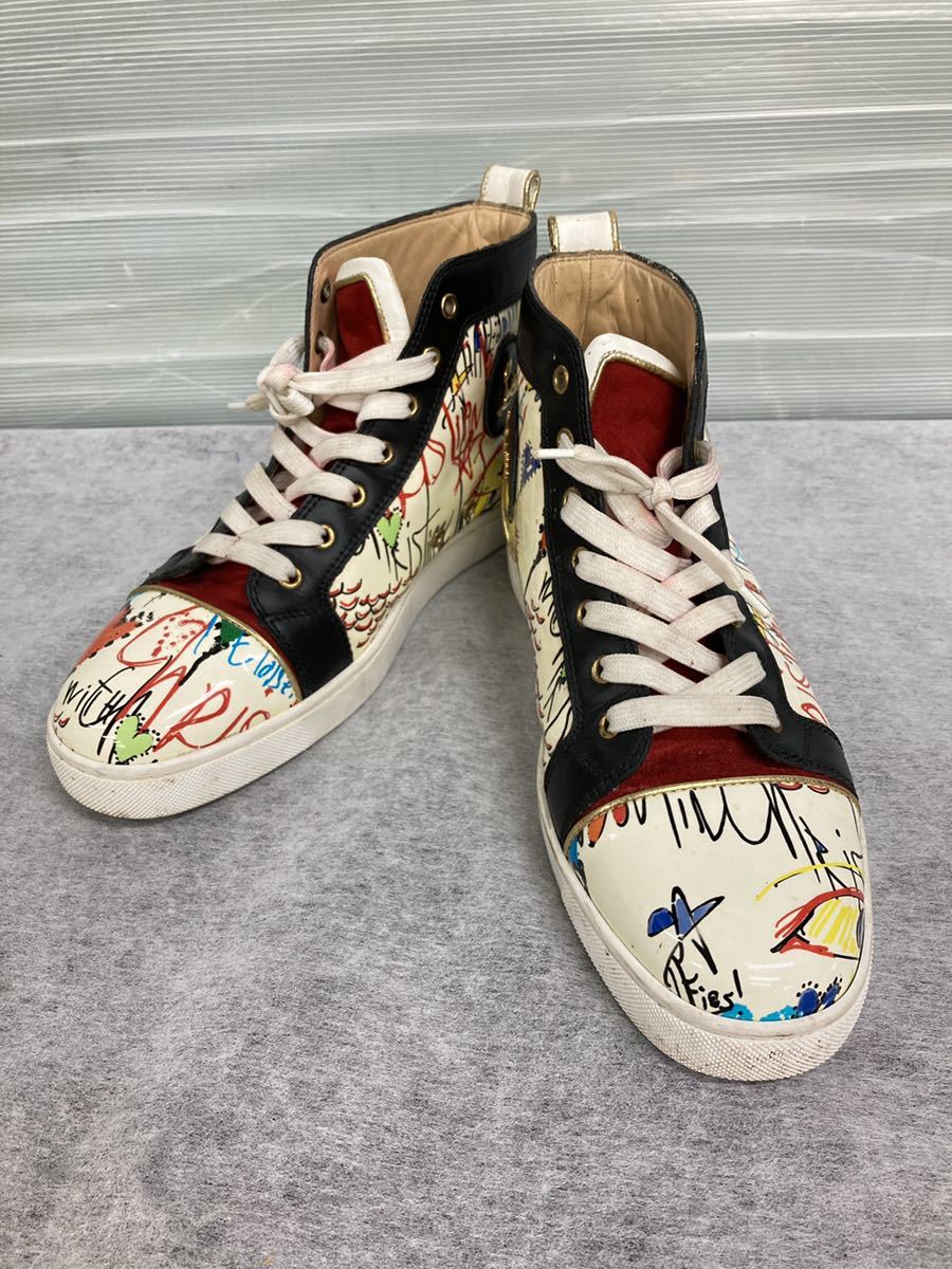 クリスチャン ルブタン メンズ カラフル スニーカー 白 黒 ホワイト 43 s80(男性用)｜売買されたオークション情報、yahooの商品情報をアーカイブ公開 - オークファン（aucfan ...