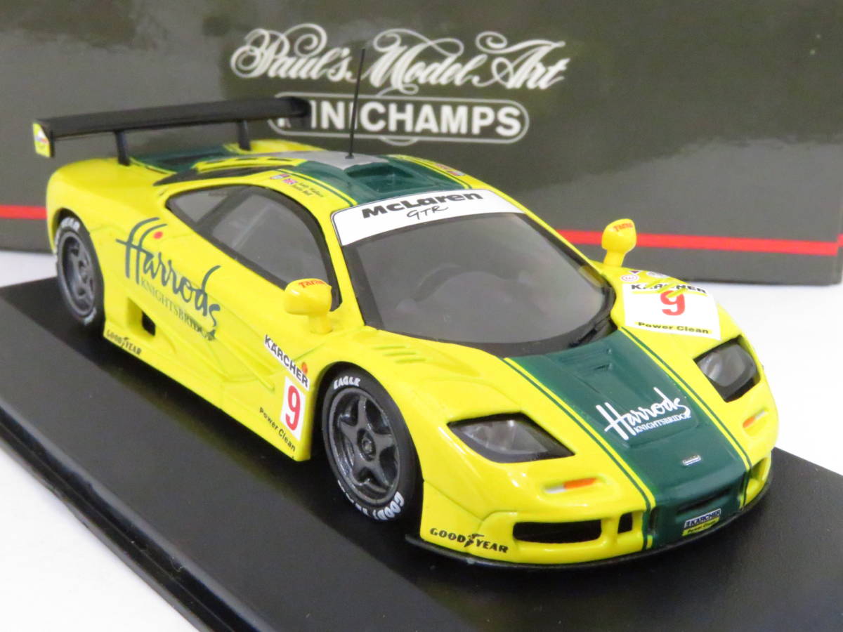 MINICHAMPS McLaren F1 GTR 'Ring' #9 Harrods マクラーレン 箱付 1/43 イナレ(レーシングカー ...
