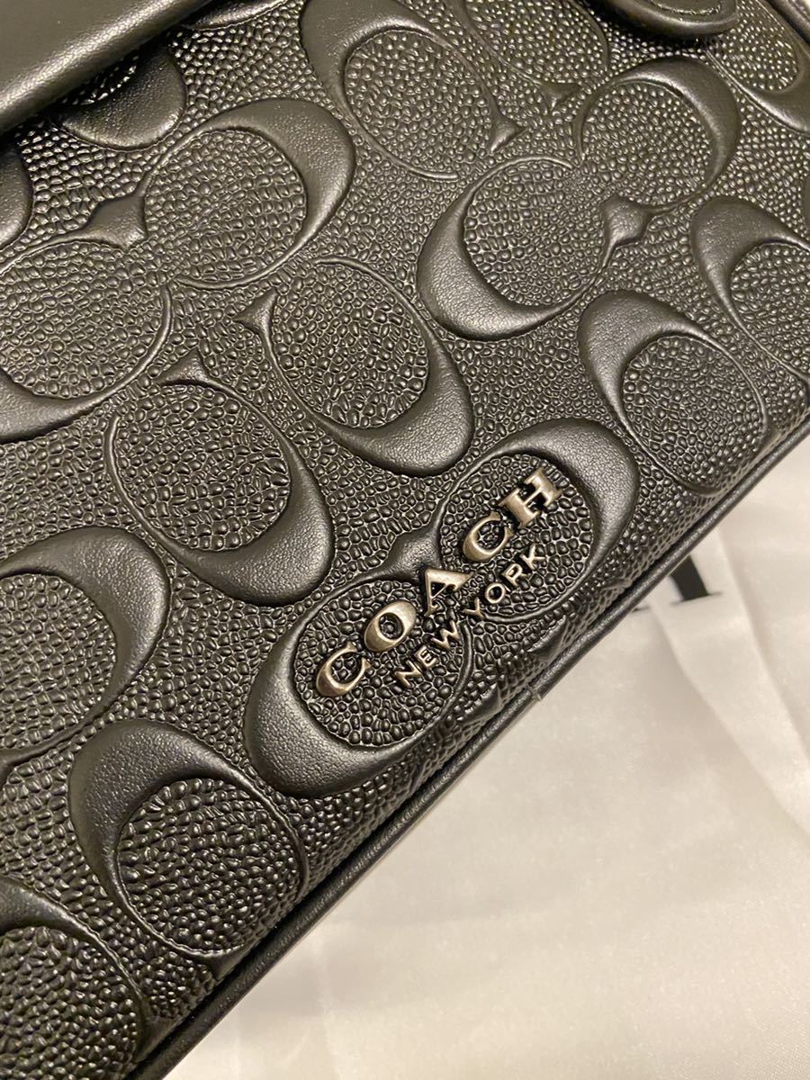 コーチ COACH ショルダーバッグ F50713 ブラック グラハム デボスド シグネチャー レザー クロスボディー(その他)｜売買された ...