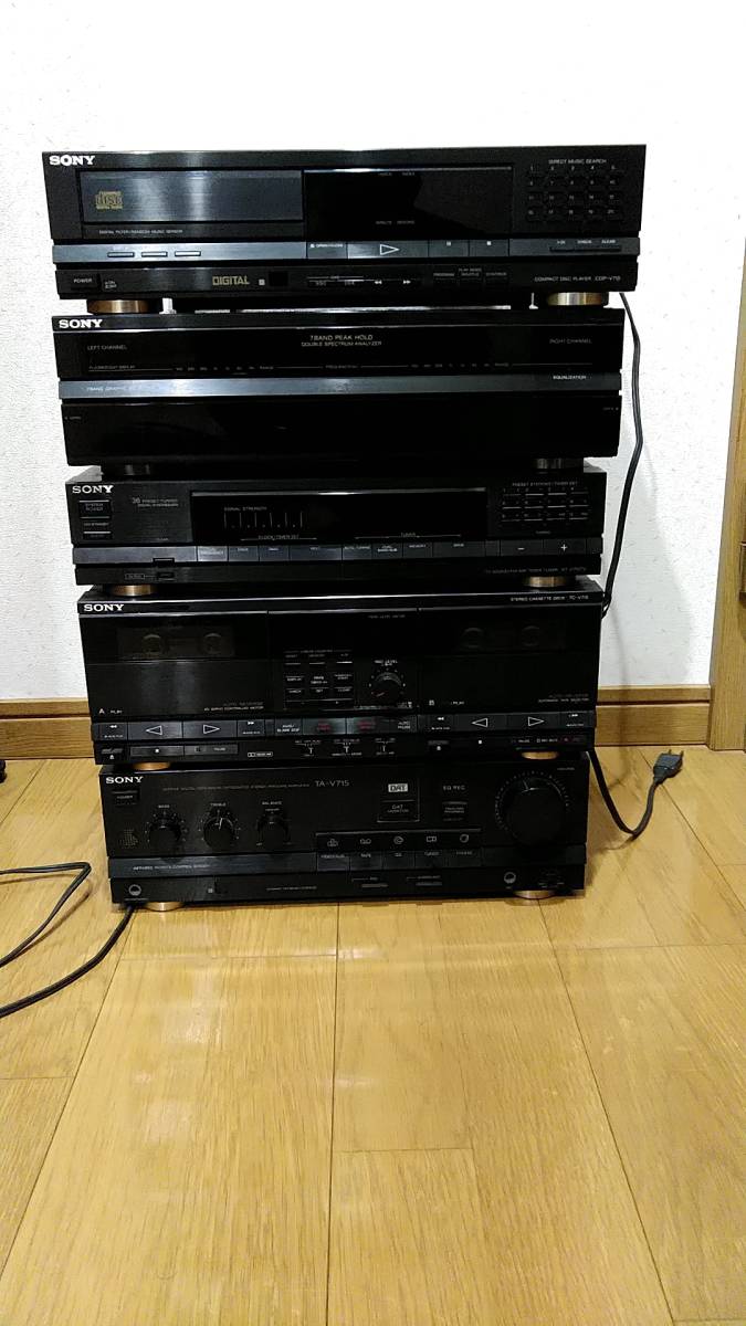ソニー cdp-:715 seq-v715 st-v715tv tc-v715 ta-v715(その他)｜売買されたオークション情報 ...