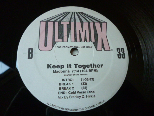 Ultimix 33 名曲満載 3枚フルセット Janet Jackson / Madonna / Strafe / Milli ...
