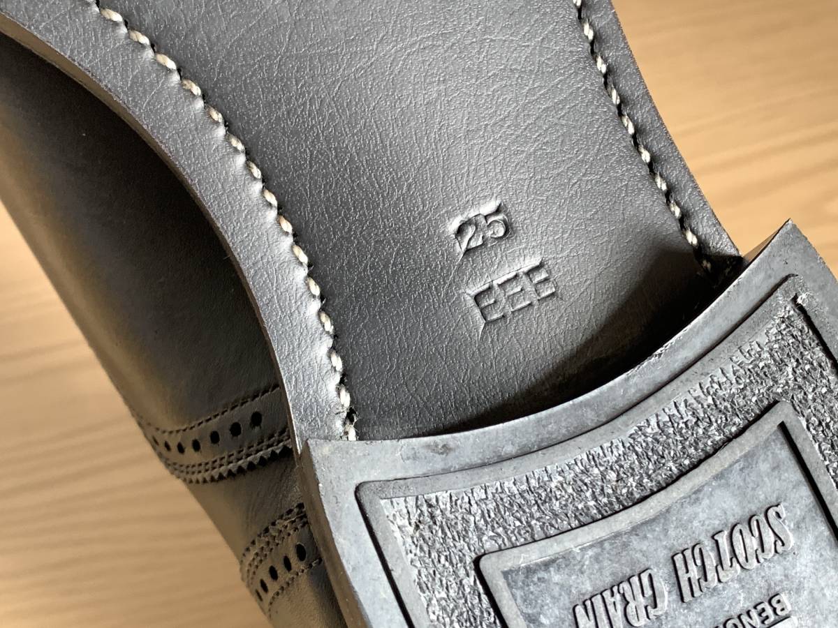 SCOTCH GRAIN スコッチグレイン 25cm EEE SP-0108 3E メンズ 紳士靴 ウィングチップ 黒 ブラック 革靴 皮靴 ビジネスシューズ(25.0cm)｜売買された ...