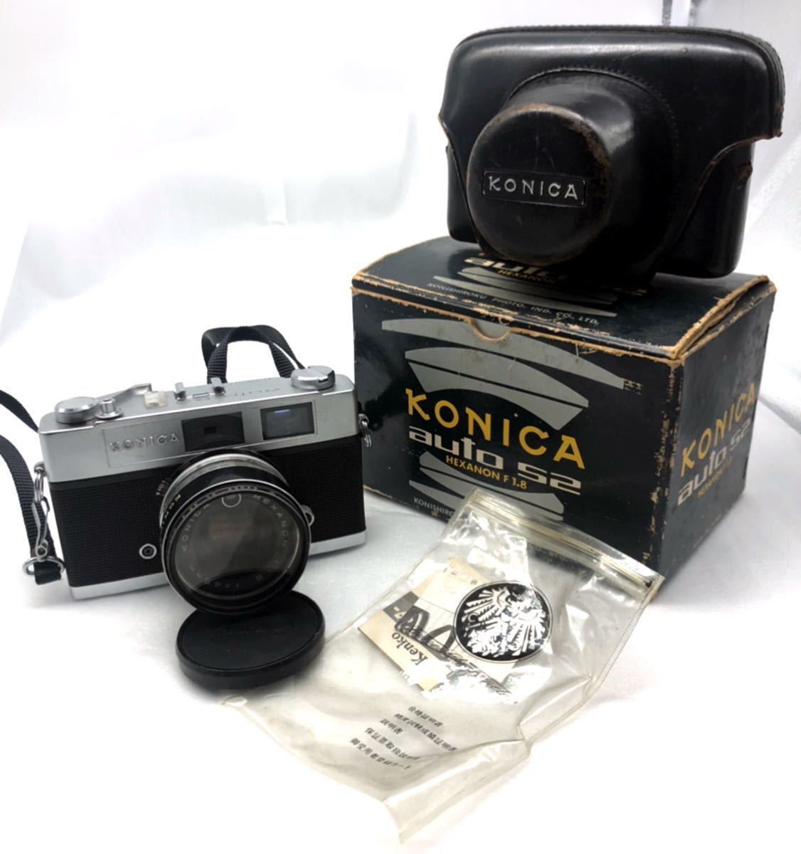 KONICA/コニカ/auto S2/LENS/HEXANON/45mm/F1.8/レンジファインダー/フィルムカメラ/アンティーク ...