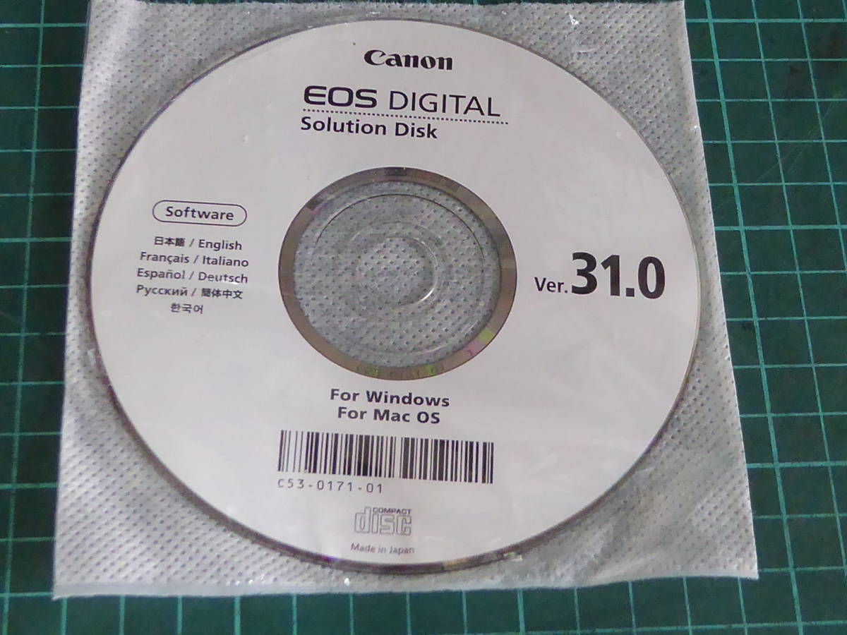 Canon EOS DIGITAL Solution Disk Win/Mac Ver.31.0 211219103(キヤノン)｜売買されたオークション情報、yahooの商品情報をアーカイブ ...