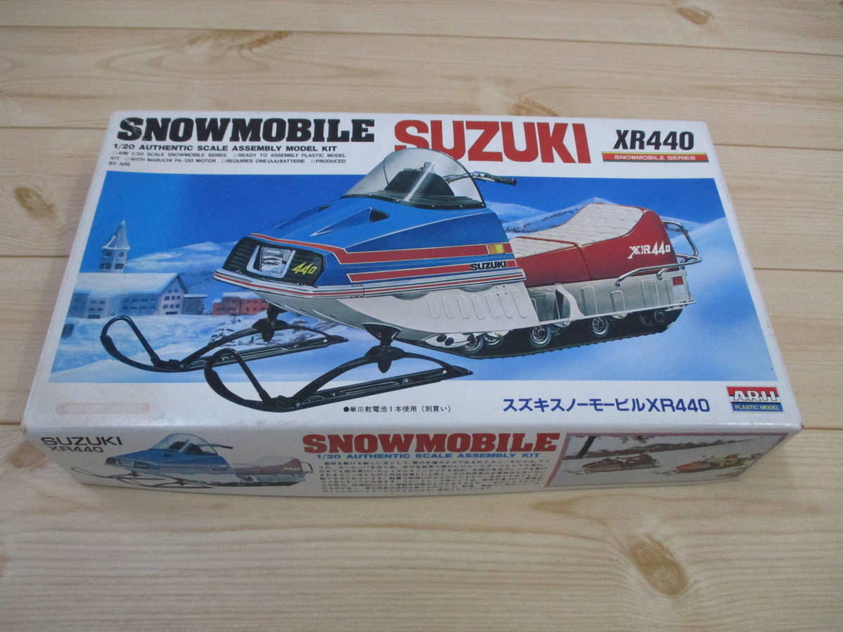 ARII 1/20 スズキスノーモービル XR440 未組立て(その他)｜売買されたオークション情報、yahooの商品情報をアーカイブ公開 ...