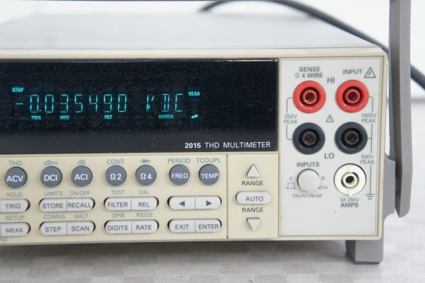KW KEITHLEY ケースレー 2015 THD MULTIMETER デジタルマルチメーター 6.5桁マルチメーター H199310 ...