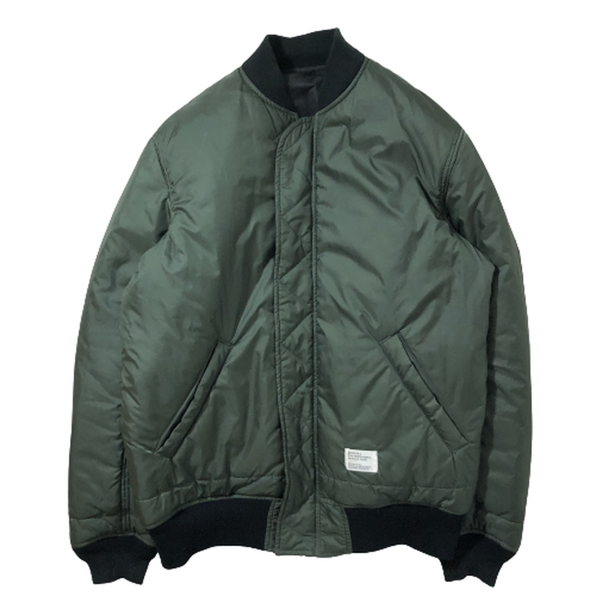 BEDWIN & THE HEARTBREAKERS ベドウィン MA-1 JKT DUFFY リバーシブル フライト ジャケット 黒 x カーキ ブラック BLACK(BEDWIN)｜売買さ ...