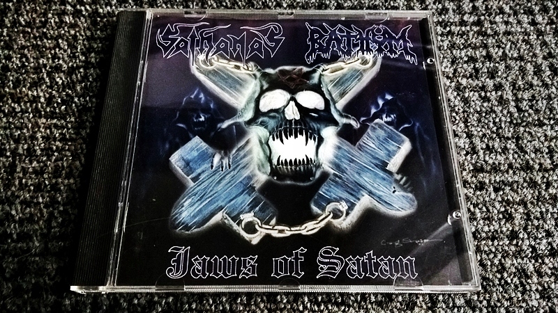 Jaws of Satan Sathanas / Bathym SPLIT CD DEATH METAL CUTTHROAT ABIGAIL Gallhammer MAYHEM EMPEROR ...