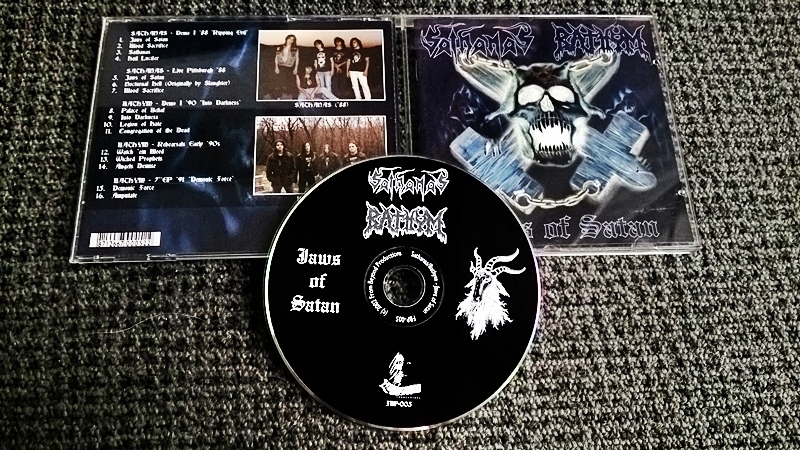 Jaws of Satan Sathanas / Bathym SPLIT CD DEATH METAL CUTTHROAT ABIGAIL ...