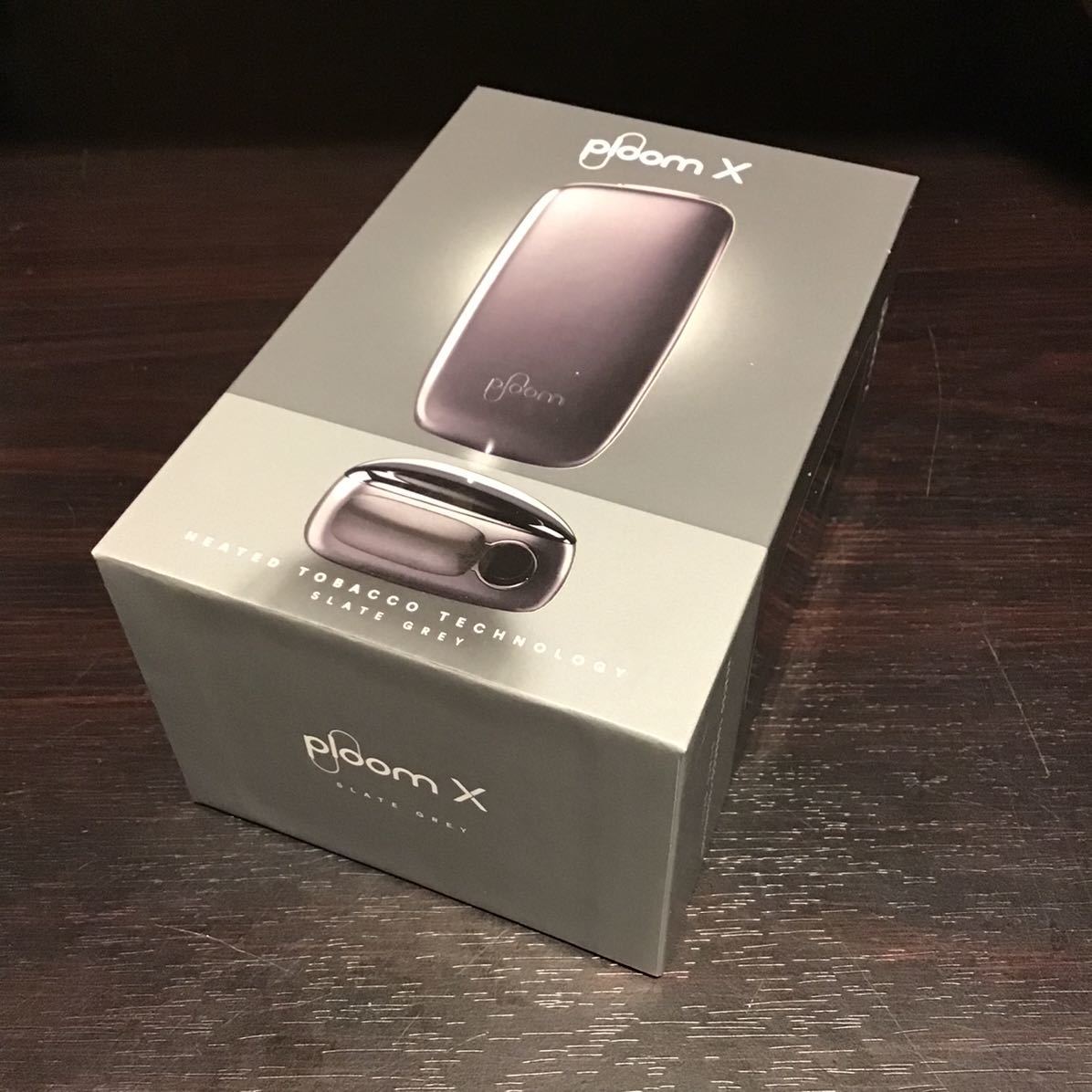 Ploom Ploom X プルーム エックス スレートグレイ HEATFLOW Bluetooth スターターキット コンパクト 加熱式 電子タバコ タバコ 3256(喫煙グッズ)｜売買され ...