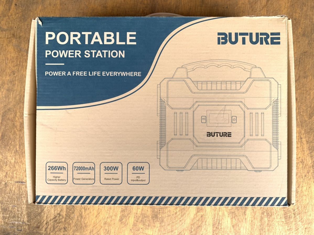 BUTURE ポータブルパワーステーション PG100 72000mAh 266Wh 家庭用蓄電池 USB-C 大型バッテリー 停電対応 防災 ...