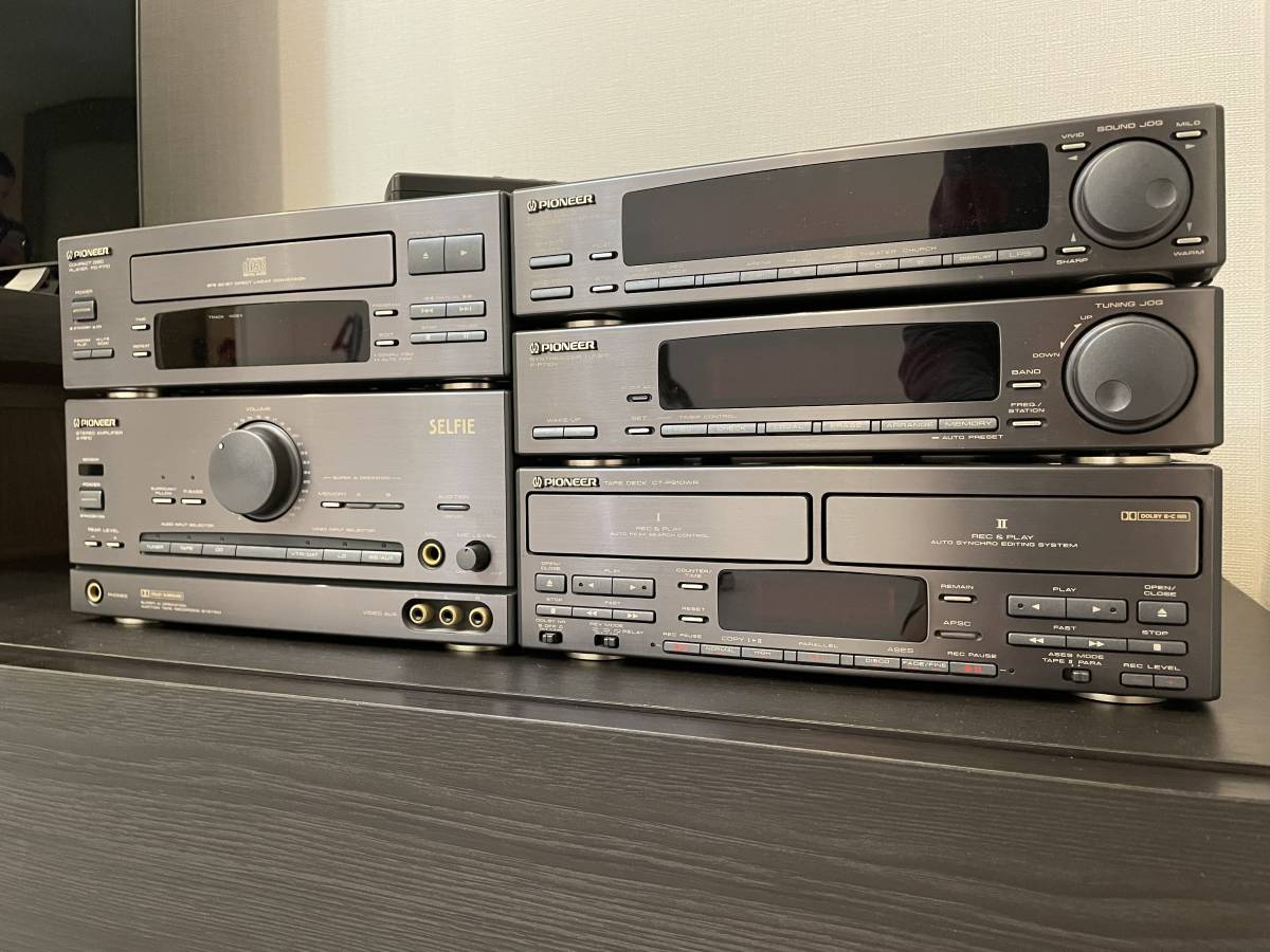 PIONEER パイオニア SELFIE S90 システム コンポ A-P910 PD-P710 F-P710v CT-P910WR SP ...