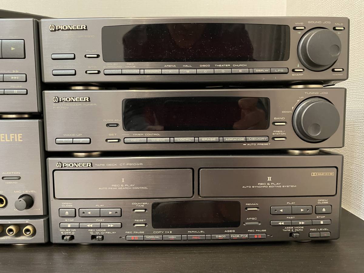 PIONEER パイオニア SELFIE S90 システム コンポ A-P910 PD-P710 F-P710v CT-P910WR SP ...