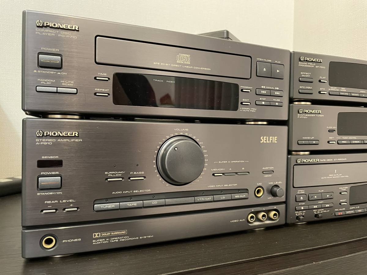 PIONEER パイオニア SELFIE S90 システム コンポ A-P910 PD-P710 F-P710v CT-P910WR SP ...