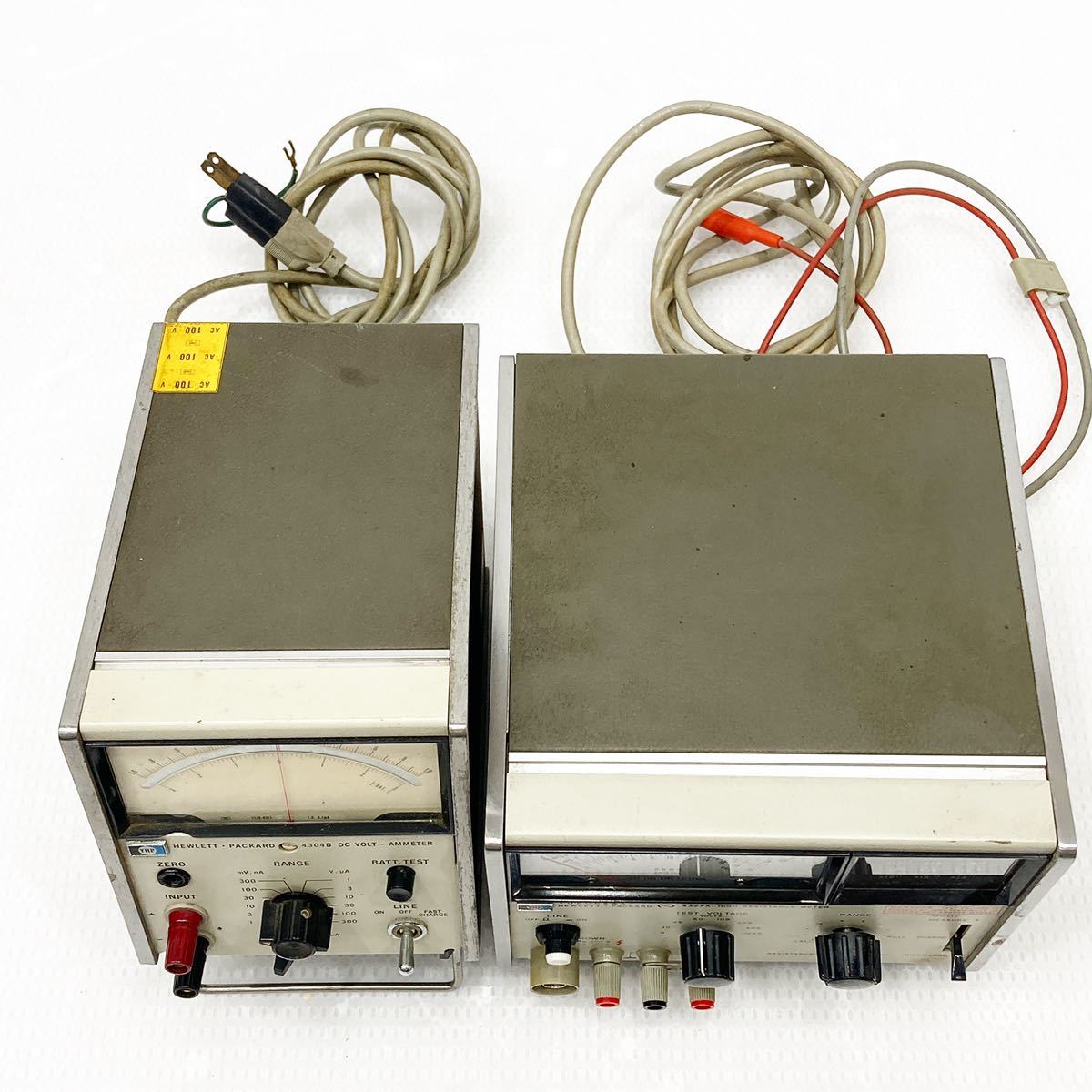 横河 HEWLETT PACKARD 4329A ハイレジスタンスメーター 4304B VOLT AMMETER セット alp川0228 ...