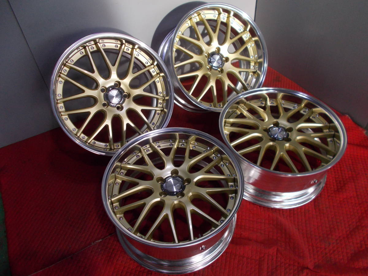 良品WORK LANVEC ワーク ランベック LM1 20インチ 10J+28 9.5J+35 114.3 5穴 Oディスク JDM リ ...