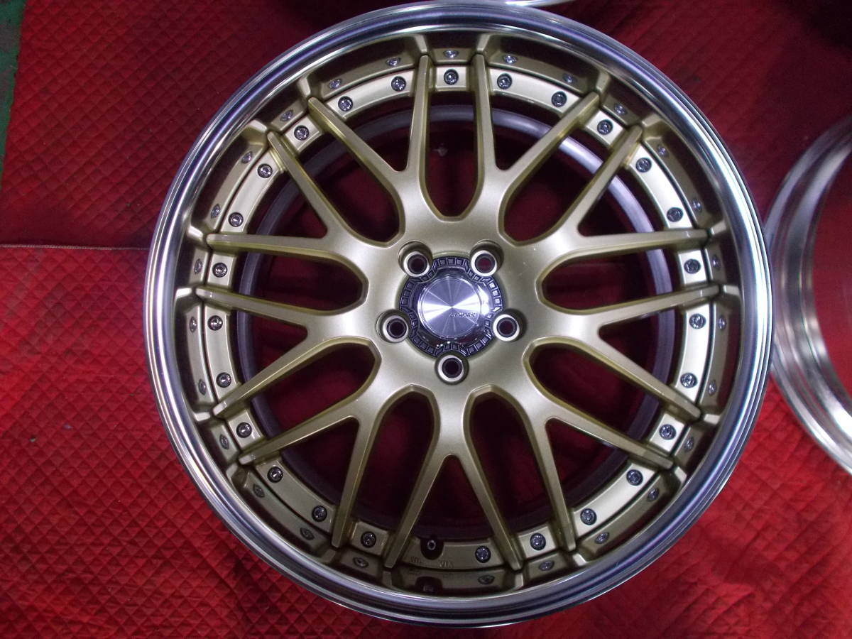 良品WORK LANVEC ワーク ランベック LM1 20インチ 10J+28 9.5J+35 114.3 5穴 Oディスク JDM リ ...