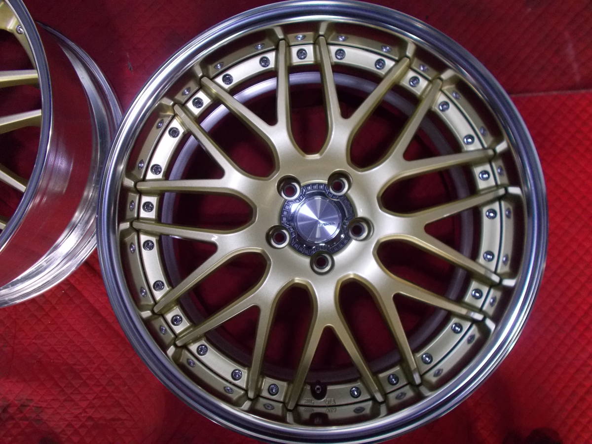 良品WORK LANVEC ワーク ランベック LM1 20インチ 10J+28 9.5J+35 114.3 5穴 Oディスク JDM リ ...