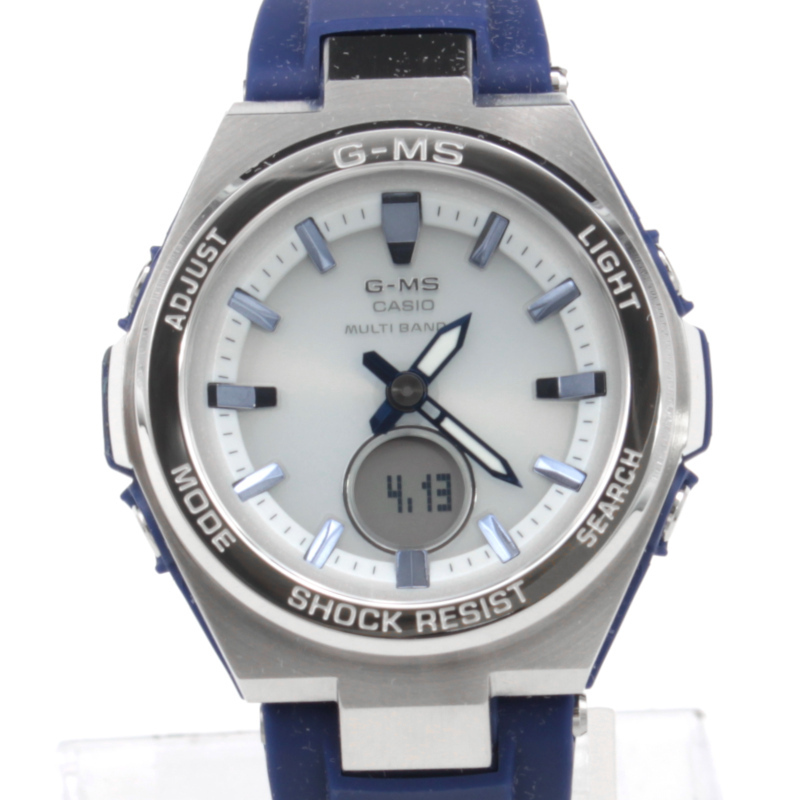 1205 カシオ CASIO 腕時計 BABY-G ベビージー 世界6局対応電波ソーラー MSG-W200-2AJF レディース ブルー(その他)｜売買されたオークション情報、yahooの商品 ...
