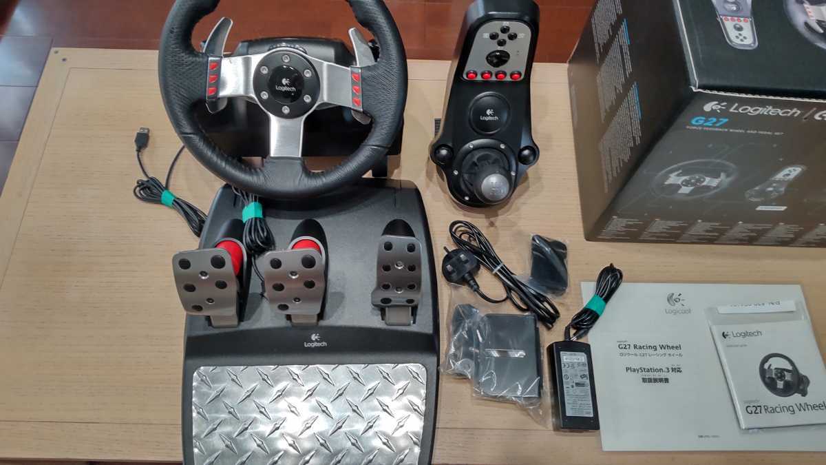 Logicool G27 Racing Wheel / ロジクール G27 レーシングホイール ハンコン PS3(アクセサリ、周辺機器)｜売買 ...