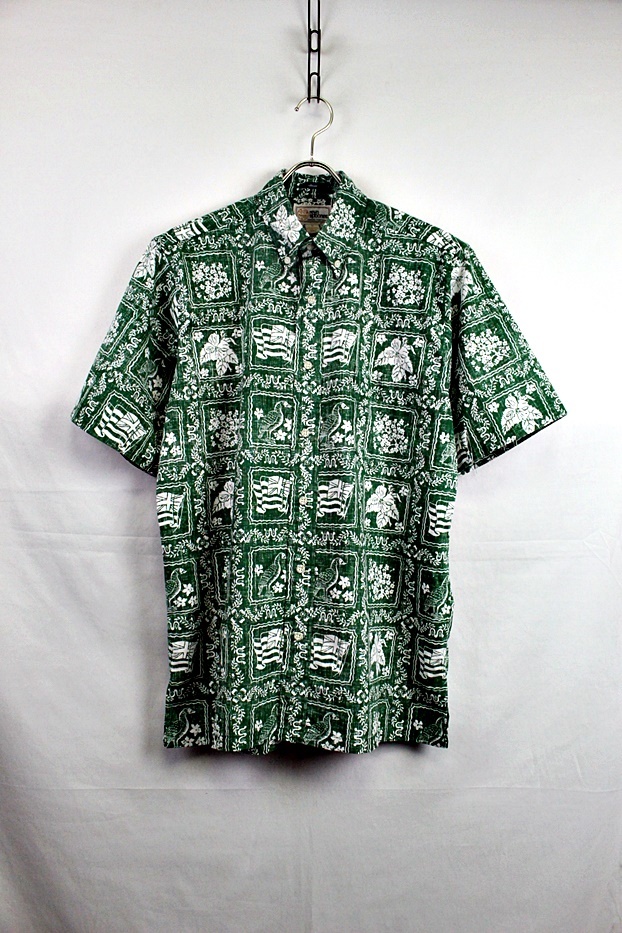 T808 デッドストック 90S レインスプーナ Reyn Spooner 半袖アロハシャツ BDシャツ サイズS ビッグシルエット(Sサイズ)｜売買されたオークション情報、yahooの商品 ...