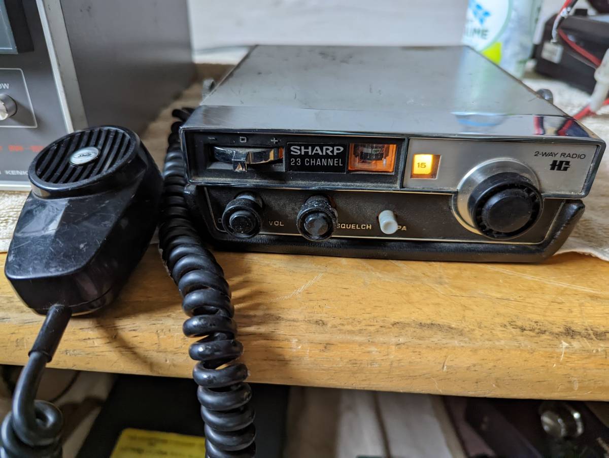 SHARP シャープ CBT-58 国産 JAPAN CB無線機 トランシーバー 現状品(モービル)｜売買されたオークション情報、yahooの商品情報をアーカイブ公開 - オークファン ...