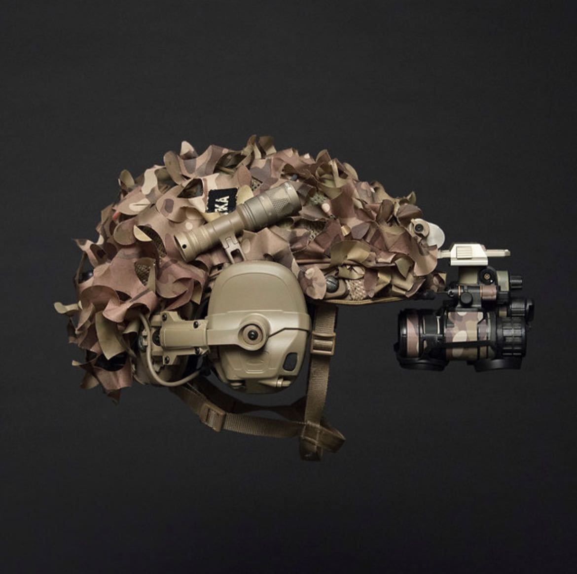 Augmento Helmet Ghillie Cover Gen II. Spiritus Systems Crye Precision ...