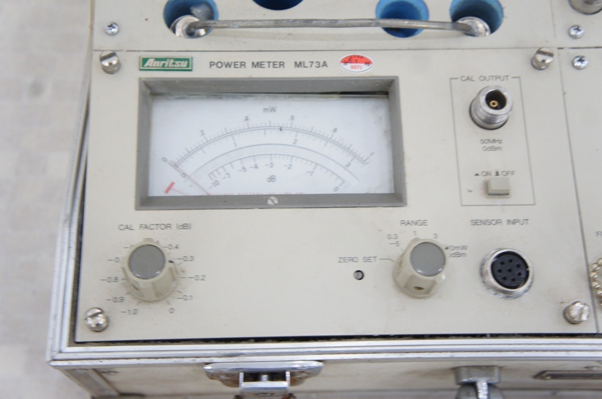 KW 安立電氣 anritsu MICROWAVE REPEATER CHECKER MS75A POWER METER ML73A ...