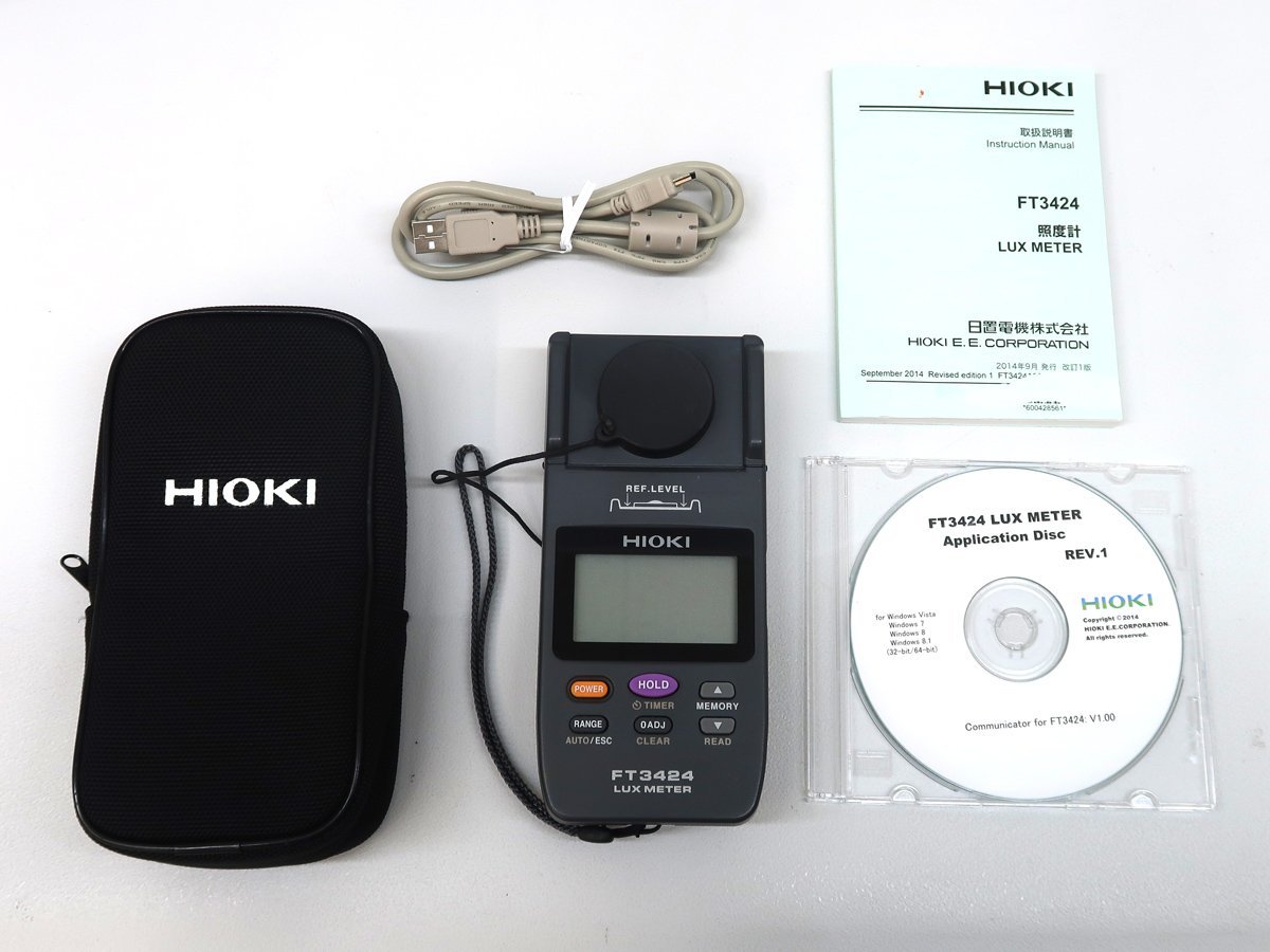 ES40017 HIOKI/日置 FT3424 LUX METER/照度計 返品保証あり(アマチュア無線)｜売買されたオークション情報、yahooの商品情報をアーカイブ公開 - オークファン ...