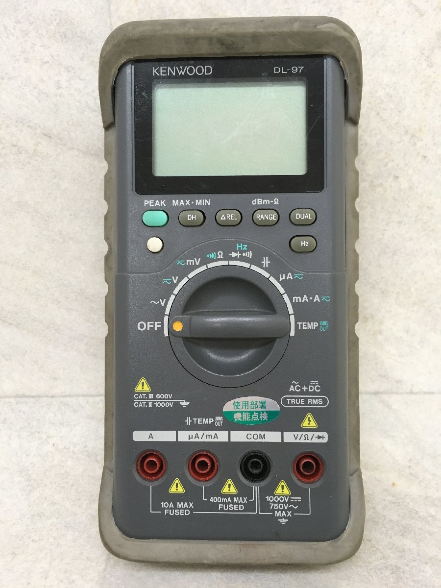 品 KENWOOD デジタルマルチメータ DL-97 ITP75KO0P1IO 902-T5105(測定器)｜売買されたオークション情報 ...