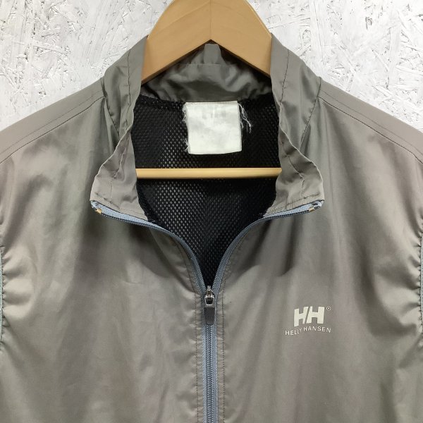 E409 HELLY HANSEN ヘリーハンセン ジップアップ ベスト 裏地メッシュ ポケット付 メンズ オールシーズン グレー(男性用 ...