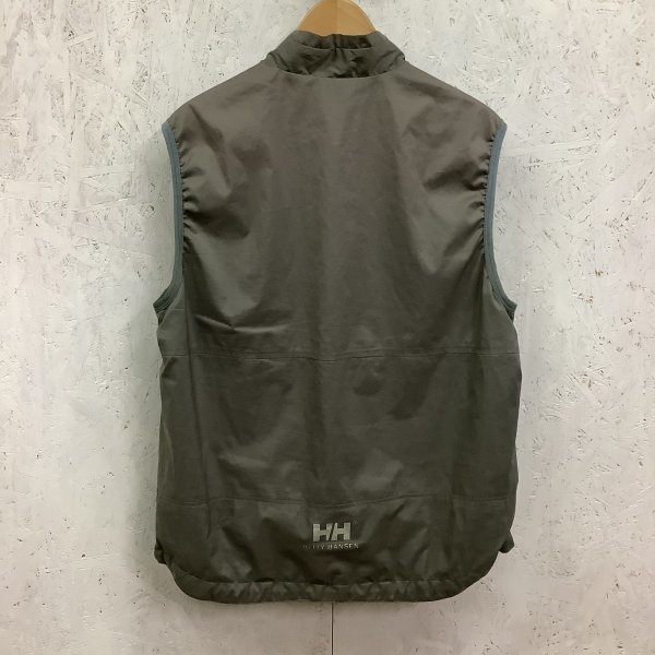 E409 HELLY HANSEN ヘリーハンセン ジップアップ ベスト 裏地メッシュ ポケット付 メンズ オールシーズン グレー(男性用 ...