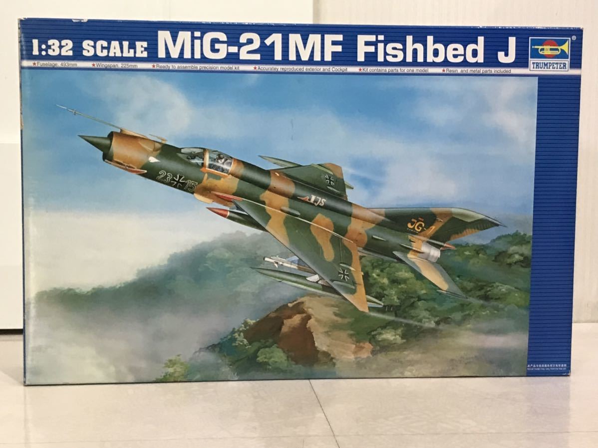 22E262 トランぺッター プラモデル 1/32スケール MiG2-21MF フィッシュベッドJ(軍用機)｜売買されたオークション情報 ...