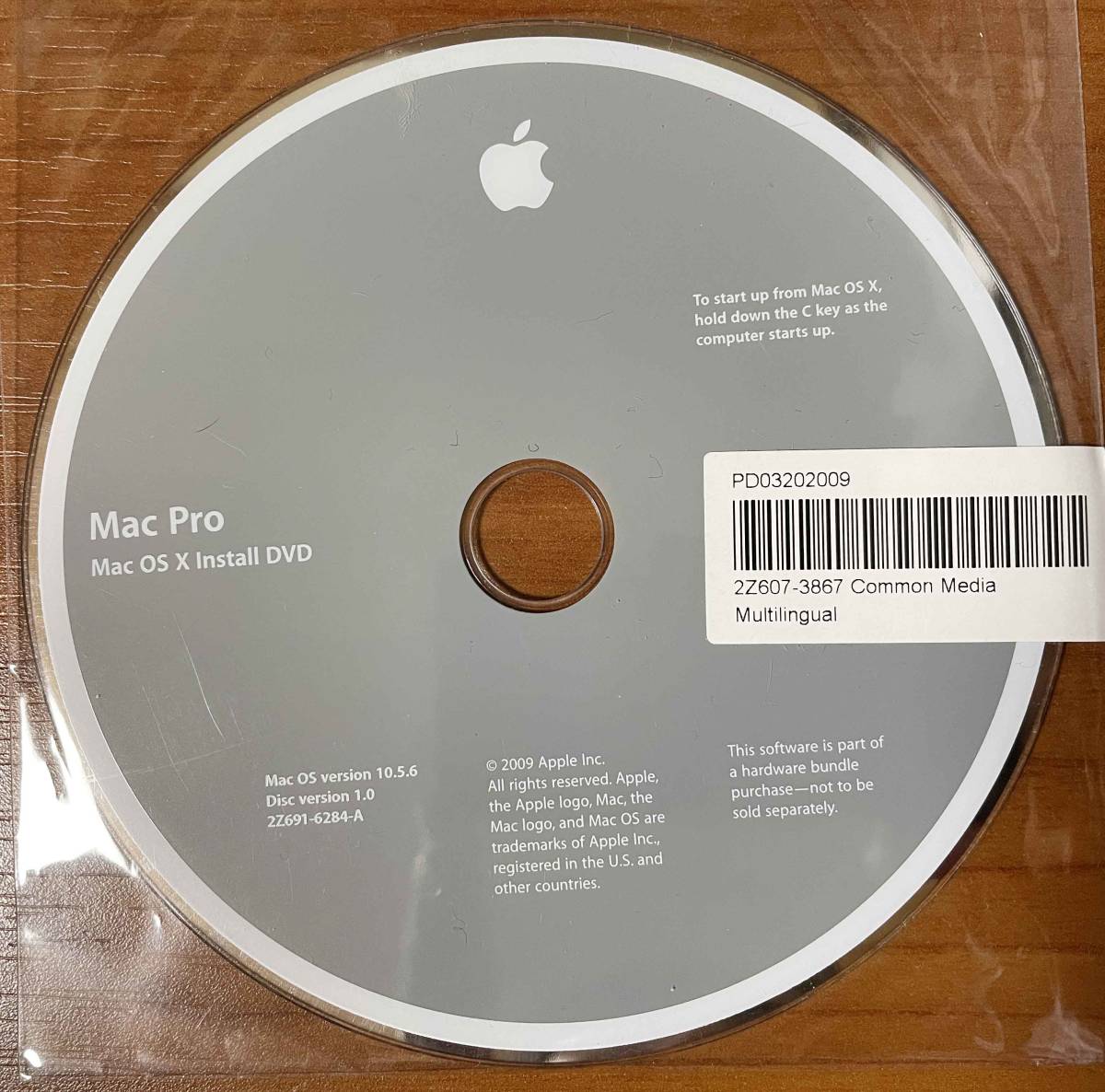 Mac Pro付属品 Mac OS X Install DVD Mac OS version 10.5.6 PCリサイクルシールなどはおまけ PayPayフリマ購入可(オペレーティングシステム ...