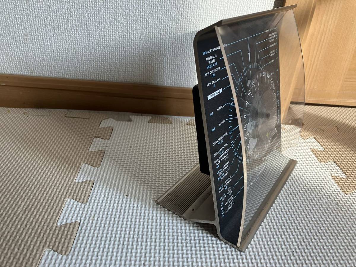 レア TRIO トリオ HAM CLOCK ハム クロック 無線 置時計 ケンウッド アマチュア 24時間 現状品 レトロ コレクション(一般 ...