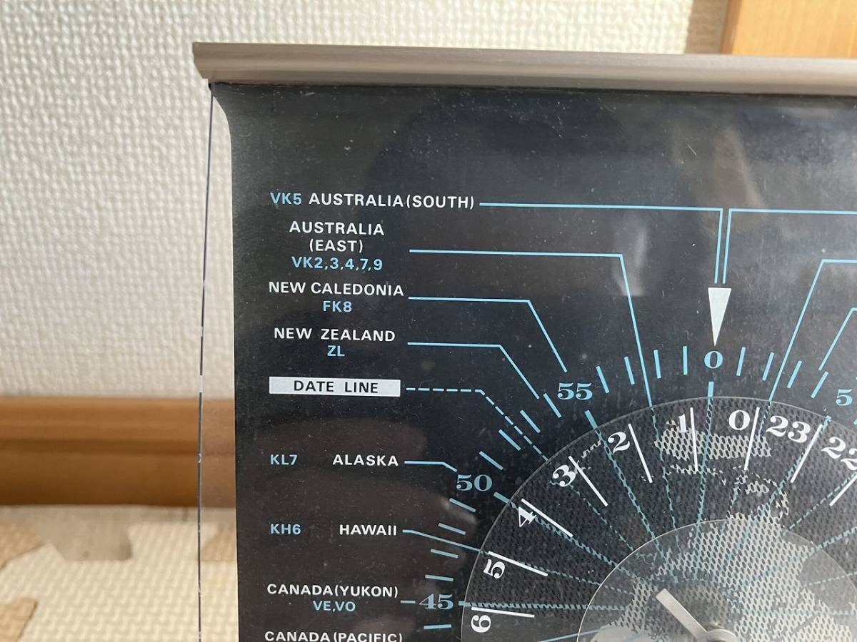 レア TRIO トリオ HAM CLOCK ハム クロック 無線 置時計 ケンウッド アマチュア 24時間 現状品 レトロ コレクション(一般 ...