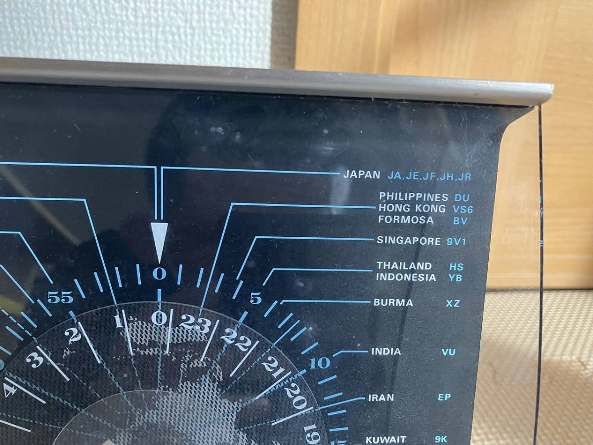 レア TRIO トリオ HAM CLOCK ハム クロック 無線 置時計 ケンウッド アマチュア 24時間 現状品 レトロ コレクション(一般 ...