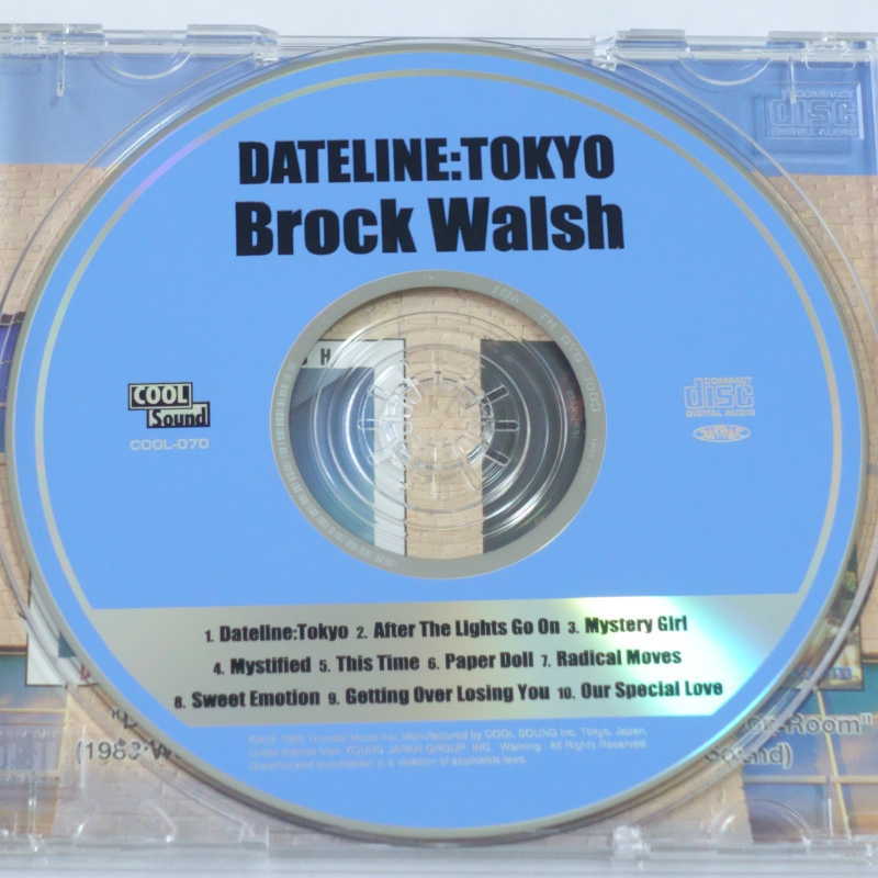 AOR レア盤 Brock Walsh / Dateline:Tokyo ブロック ウォルシュ //Steve Lukather Jeff ...