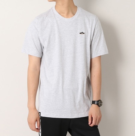 adidas Originals Tシャツ TEE ED7639 Mini Embroidery グレーL 半袖 スニーカーロゴ トレフォイル ...