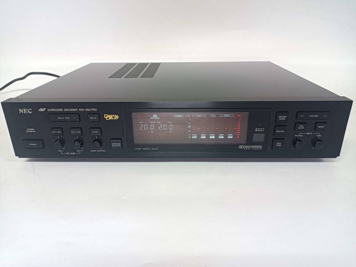 NEC AVD-900 PRO AVサラウンドデコーダー プリアンプ 通電確認済 パネル点灯確認済(その他)｜売買されたオークション情報 ...